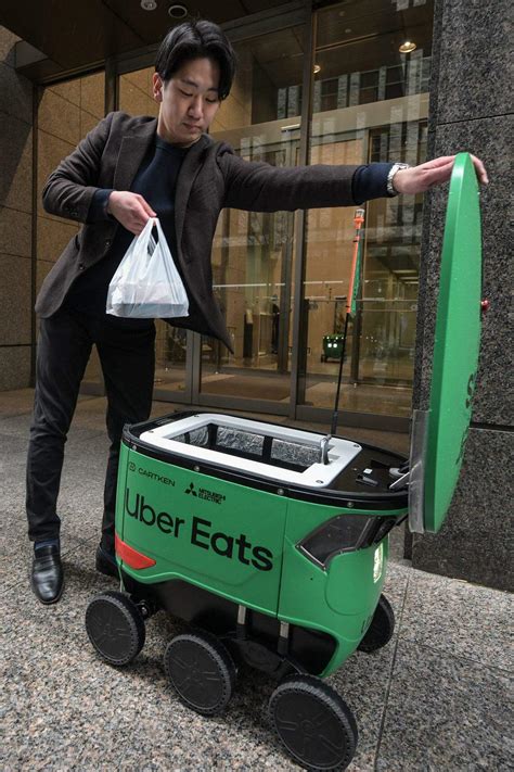Uber Eats Starts Robot Deliveries In Tokyo The Straits Times
