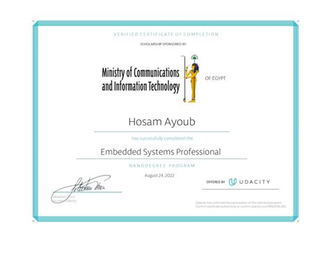 Hosam Ayoub On Linkedin Embeddedsystems Egfwd Udacity 12 Comments