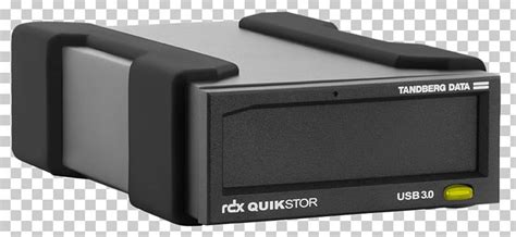 Laptop Tandberg Data Rdx Quikstor Black External Hard Drive Rdx Technology Hard Drives Png