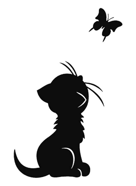 Трафарет рисунок кошка (ФОТО) - detskieru.ru