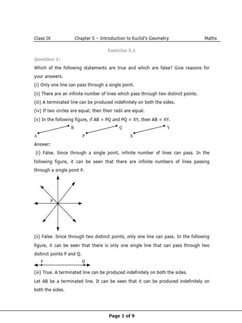 Introduction To Euclids Geometry Pdf Line Geometry Axiom