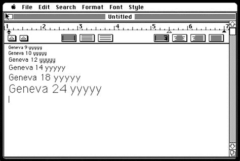 Font Memories Of Old Macs All This