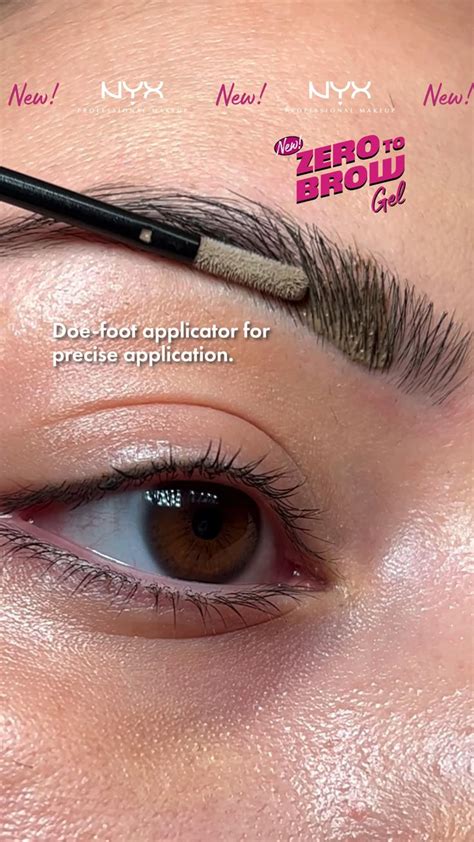 Zero To Brow Tinted Brow Gel Nyx Professional Makeup Video Video
