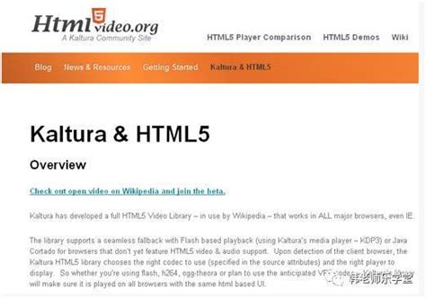 Html5 在线播放器多格式6 个基于 Html5 实现的多媒体播放器 Csdn博客