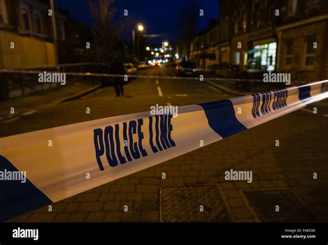 Crime Scene In London England United Kingdom Uk Stock Photo Alamy