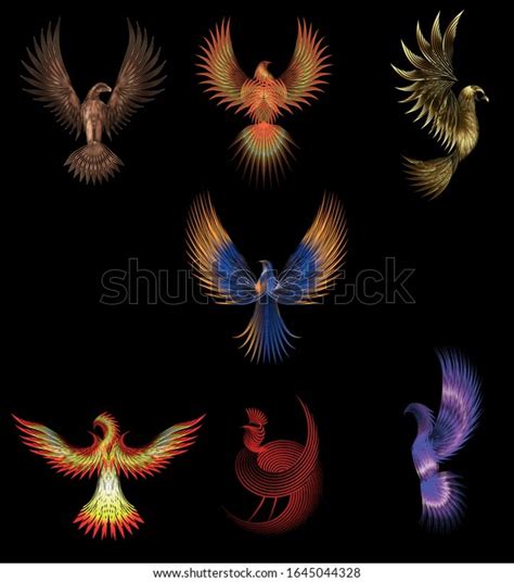 Mocking Jay On Fire Over 2 Royalty Free Licensable Stock Illustrations