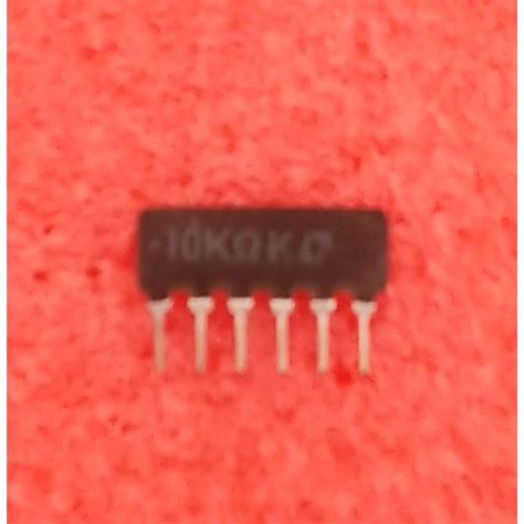 Jual Resistor Array Sip6 6p 6 Pin 10k Shopee Indonesia