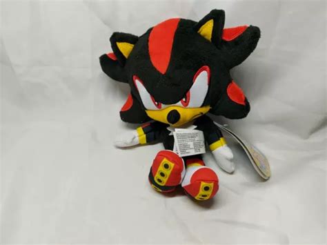 Shadow The Hedgehog Plush Toy With Tags Sonic Jakks Pacific £15 00