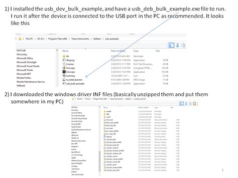 Usb Bulk Device Application Not Working On Tmdxlcdk138 Processors Forum Processors Ti E2e