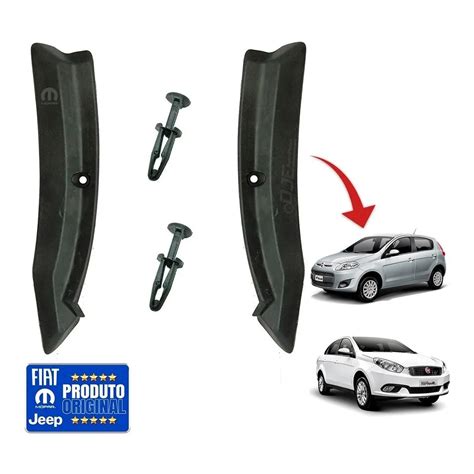 Par Moldura Borracha Acabamento Parabrisa Grand Siena E Novo Palio ORIGINAL FIAT MOPAR Shopee