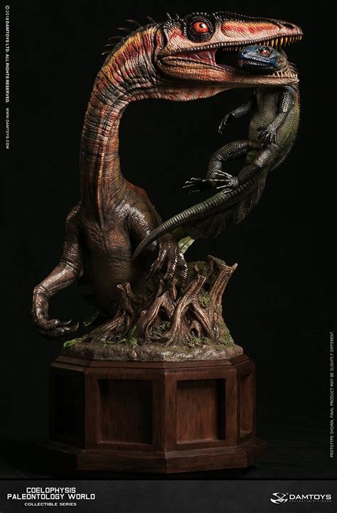 Coelophysis Bust Dry Gobi Version Museum Collection Series Piece