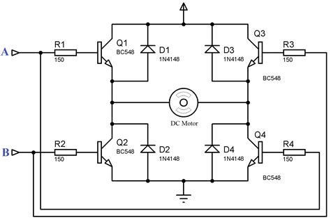 Driving A DC Motor Without Diodes Electrical Engineering Stack Exchange