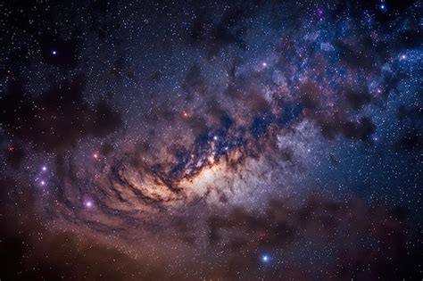 Premium AI Image High Resolution View Of The Milky Way Galaxy With