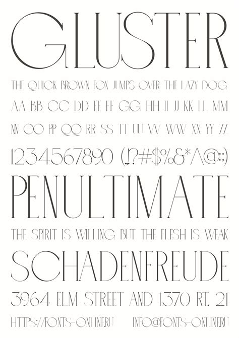 Gluster Font