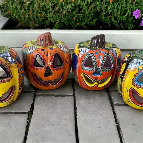Talavera Jack O Lantern Etsy