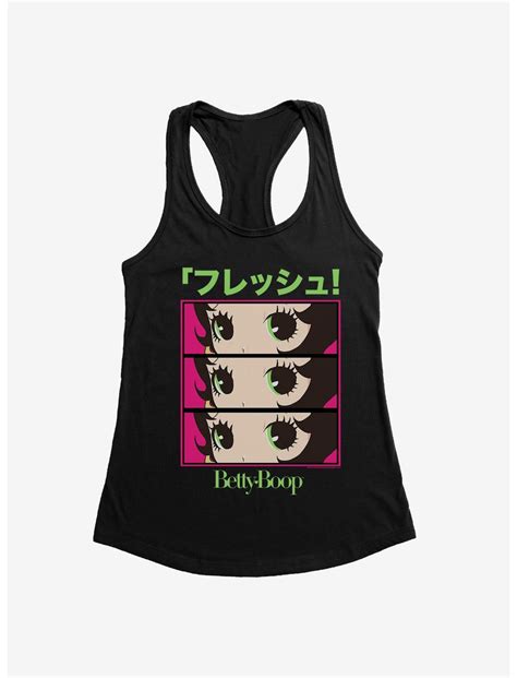 Betty Boop Anime Green Eyes Girls Tank Hot Topic