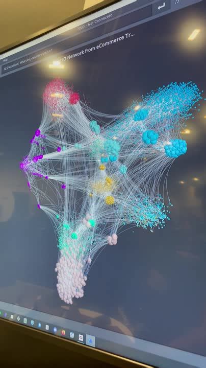 virtualitics on linkedin virtualitics network graph