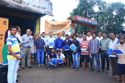 Employees Of Tata Steel Meramandali Enthusiastically Kick Started Tata