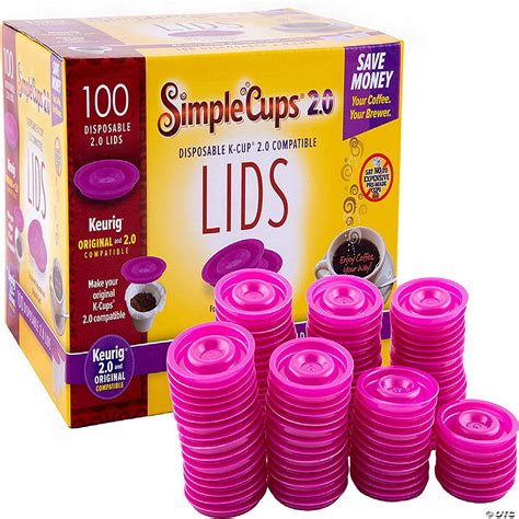 Disposable K Cup Lids For Keurig 100 Count Reuse And Recycle Your