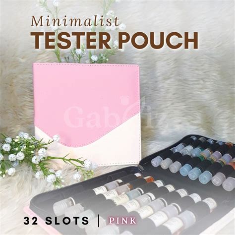 Personalized 32 Slot Minimalist Perfume Tester Pouch Womens Fashion