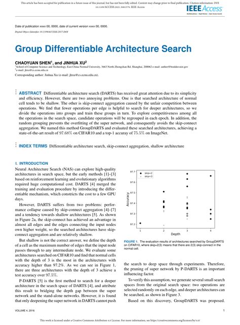 Pdf Group Differentiable Architecture Search
