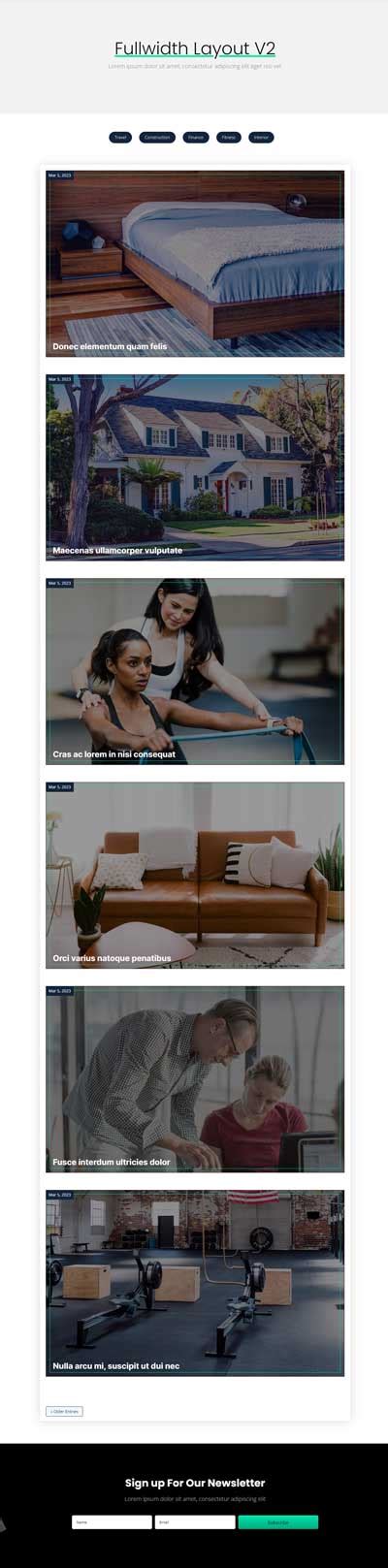 Blog Layouts My WordPress