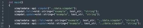 Simpledata Documentation