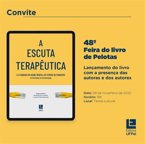 Curso de Psicologia Convite para lançamento de livro