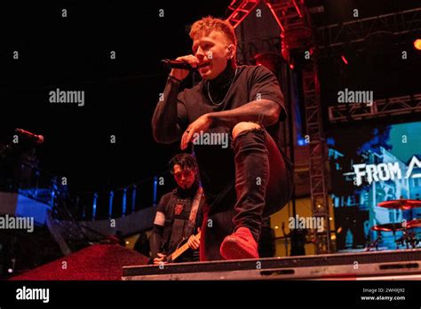 Danny Case Of From Ashes To New Performs On Board The Carnival Magic During Day One Of The