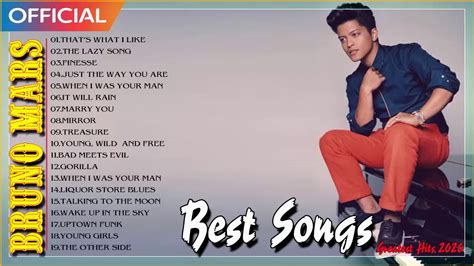Bruno Mars Greatest Hits 2020 Bruno Mars Very Best Songs Playlist
