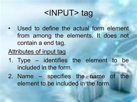 Computer Language Html Forms Ppsx