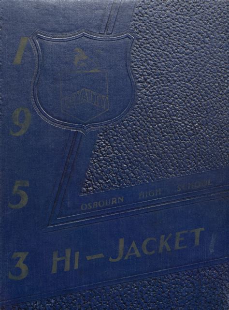 1953 Yearbook From Osbourn High School From Manassas Virginia For Sale