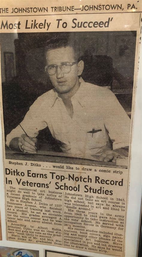 In Search Of Steve Ditko Prattling Before The Pratfall