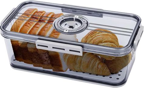 Bread Boxes For Kitchen Countertop Airtighttime Recording