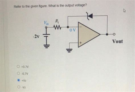 Solved Determine Vout If Vin Vin Vin Chegg Com