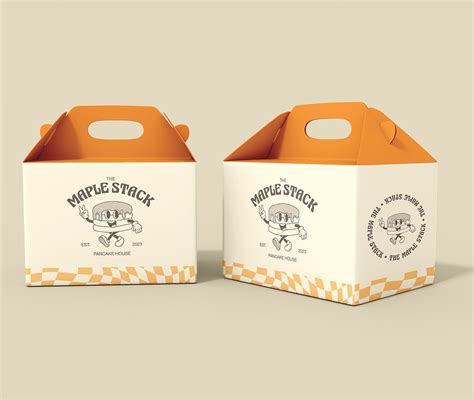 The Maple Stack Retro Inspired Pancake House Brand Identity