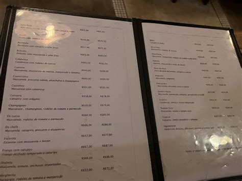Menu Em Mozzarello Pizzaria Ilhabela