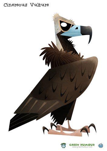 Green Humour Vultures Of India Caricatures Хищные птицы
