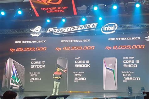 Asus Boyong Pc Gaming Rog Ke Indonesia Harganya