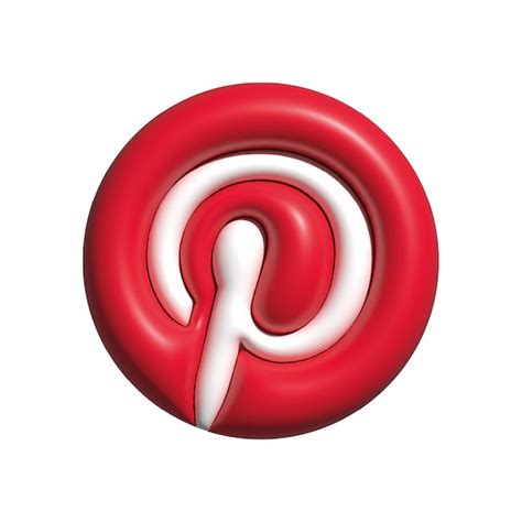 Premium Psd Pinterest Logo