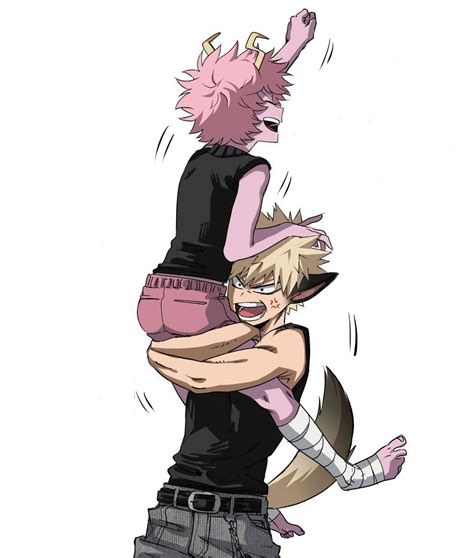 Wolf Bakugou Katsuki And Ashido Mina