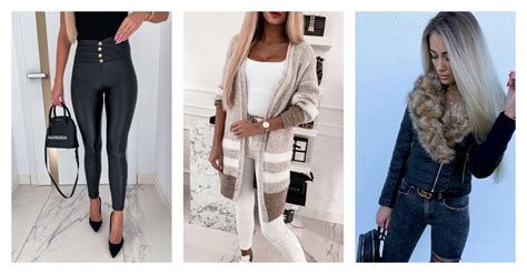 Ciepłe ubrania Modne stylizacje zimowe blog Cama Shopping