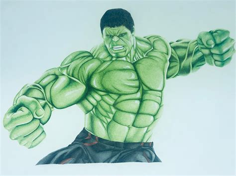 How To Draw The Hulk