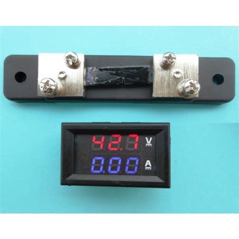 Jual Jual Dual Voltmeter V Ammeter A Digital Volt Meter Shunt A Arfan Shopee