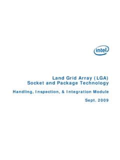 Land Grid Array LGA Socket And Package Land Grid Array Lga Socket And Package Pdf PDF PRO
