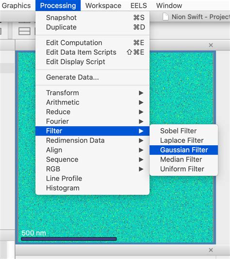 Nion Swift Introductory Tutorial — Nion Swift Documentation