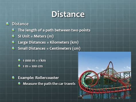 Distance Definition