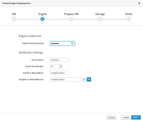 Chapter 8 Deploy The Hosted Engine Using The Cockpit Ui Deploying Red Hat Enterprise Linux