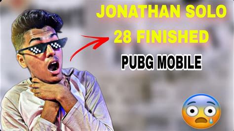 Jonathan Solo 28 Finished Jonathan Gaming 1vs4 Youtube