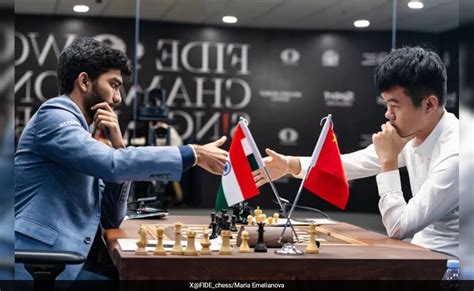 D Gukesh Vs Ding Liren World Chess Championship Game 12 Live Updates